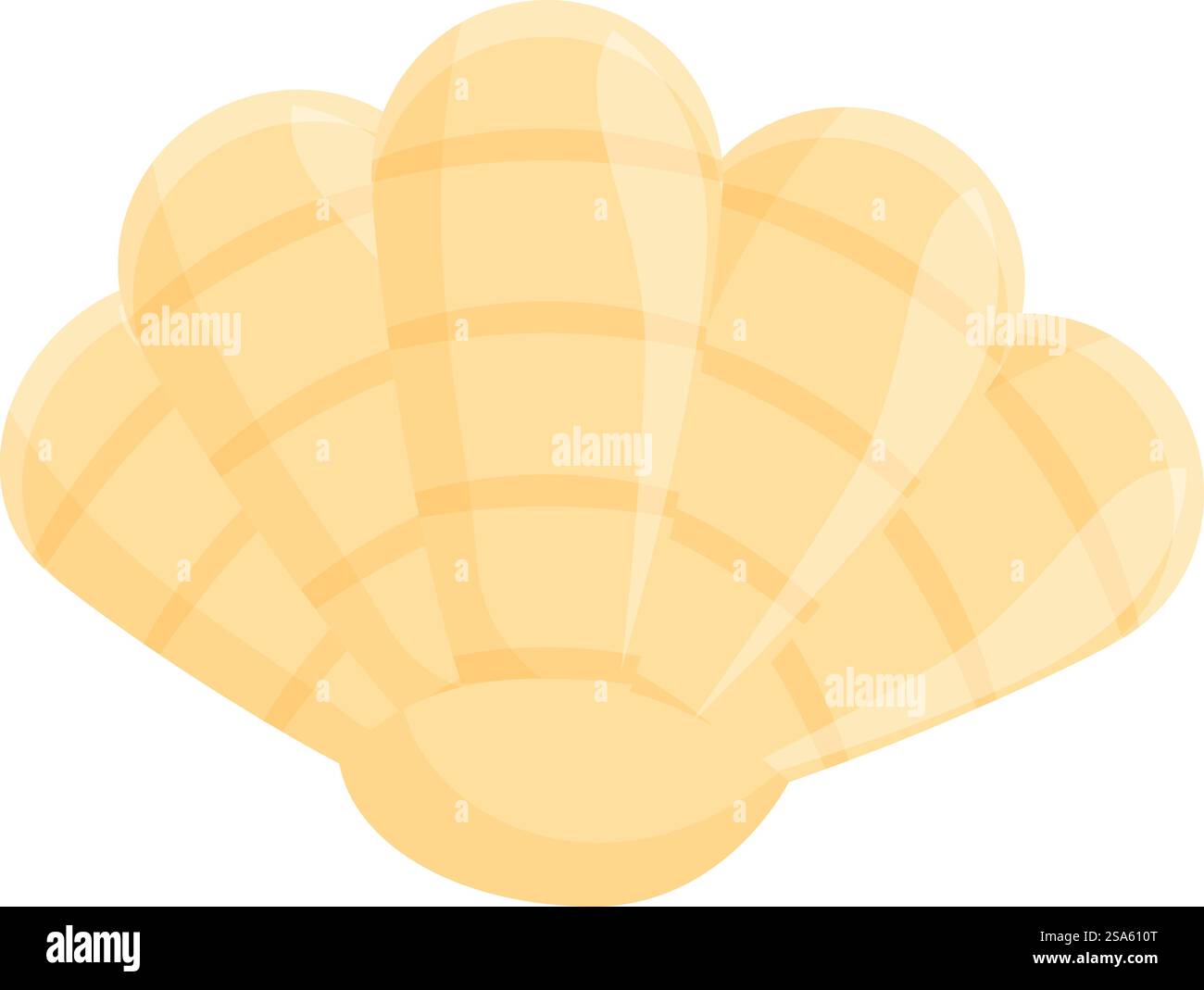 This yellow seashell is perfect for summer projects, bringing a touch ...