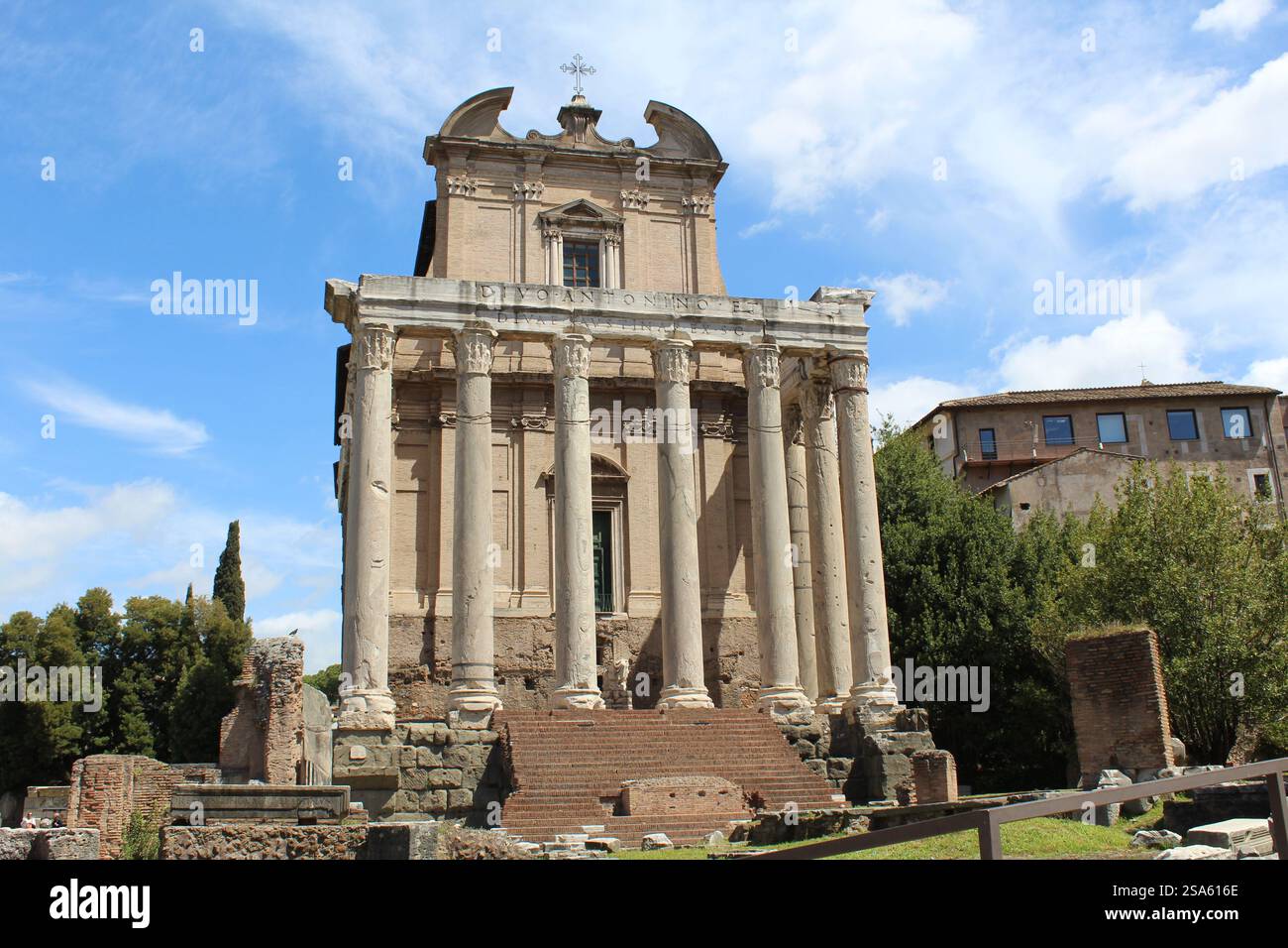 The majestic ruins of the Roman Forum in Rome, Italy, showcasing ...