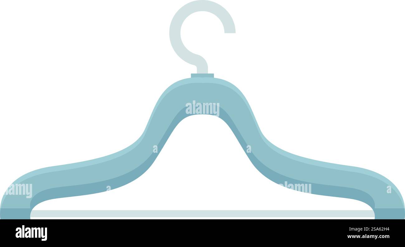 Empty clothes hanger is hanging, giving an impression of peace and ...