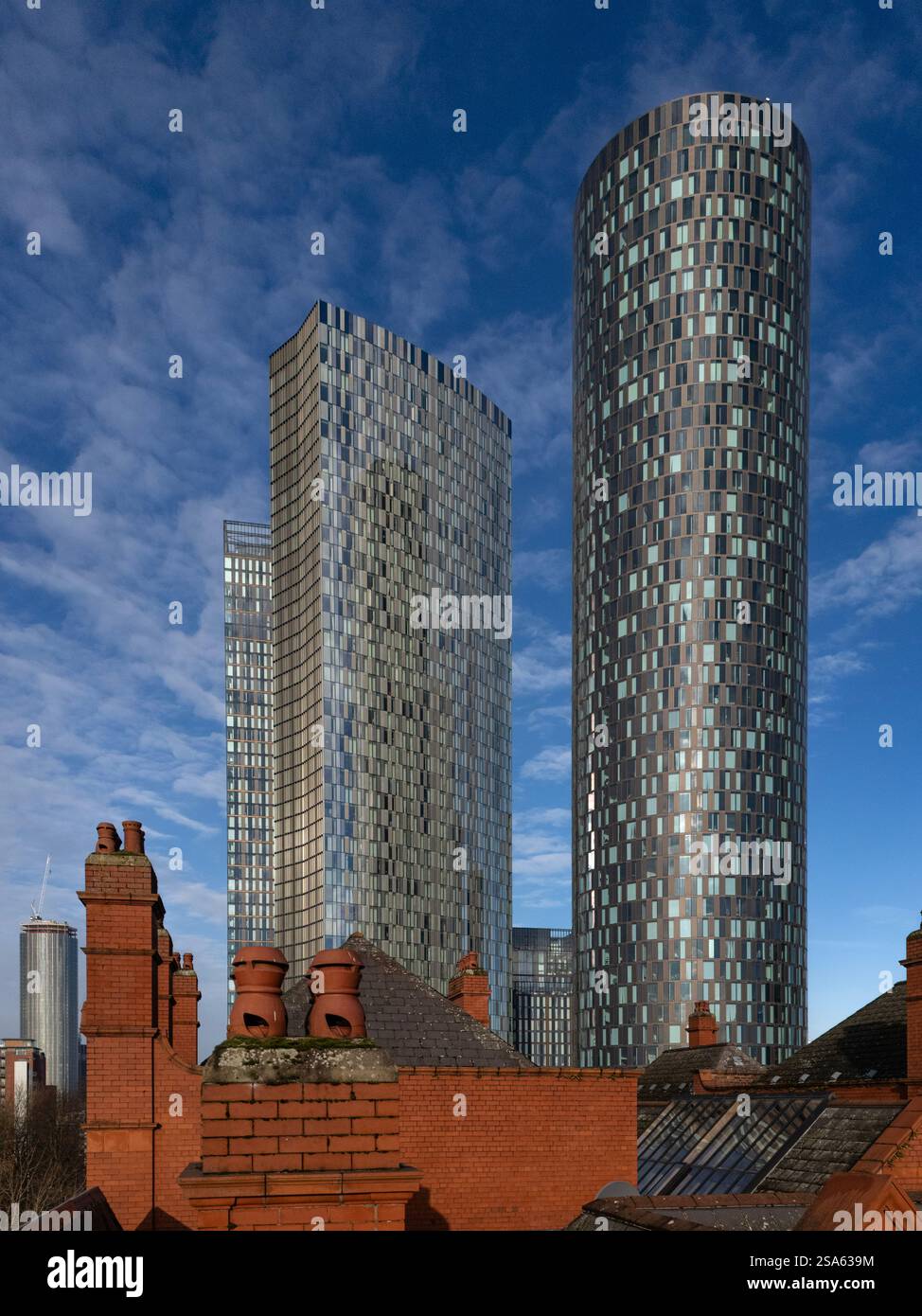 downtown skyscrapers in Manchester Stock Photo - Alamy