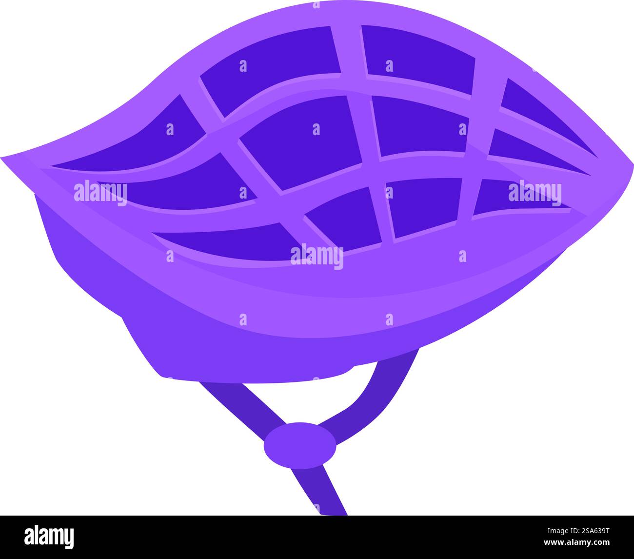 Purple bicycle helmet is essential safety gear for any cyclist ...