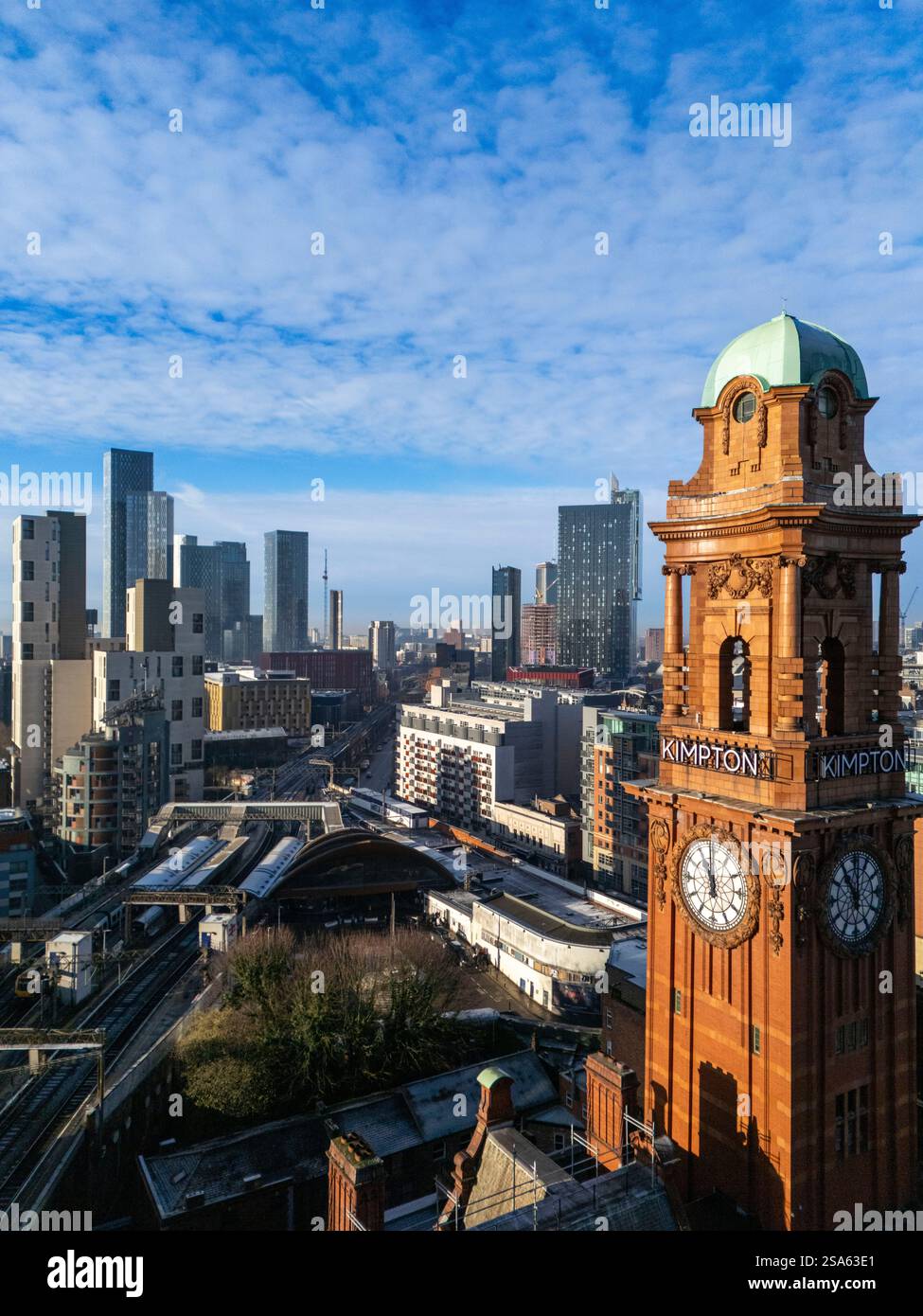 Oxford Road Train Station in Downtown Manchester Stock Photo - Alamy
