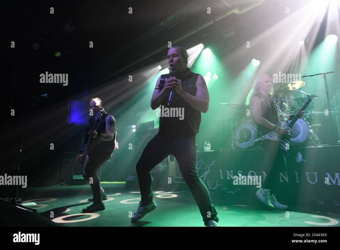 Munich, Germany, January 27th 2025: Jukka Pelkonen (Vocals) of Omnium Gatherum during the Beyond ...