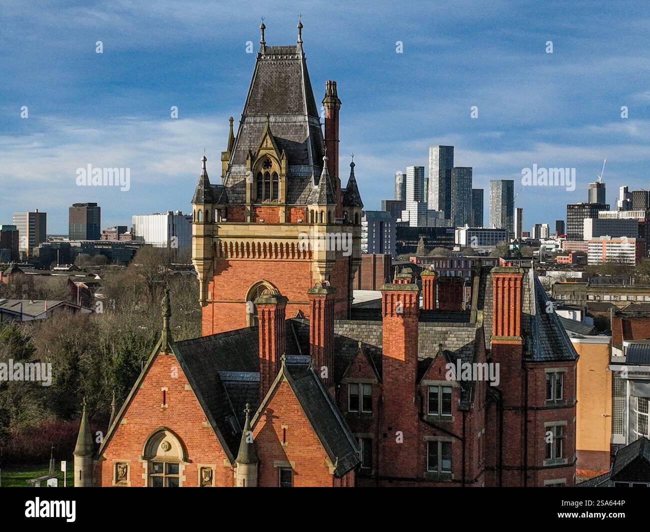 Gothic Buildings in the city Stock Photo - Alamy