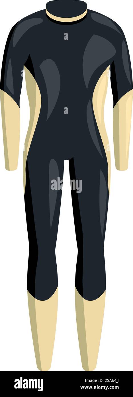 Professional diving suit protecting the body from cold water while ...