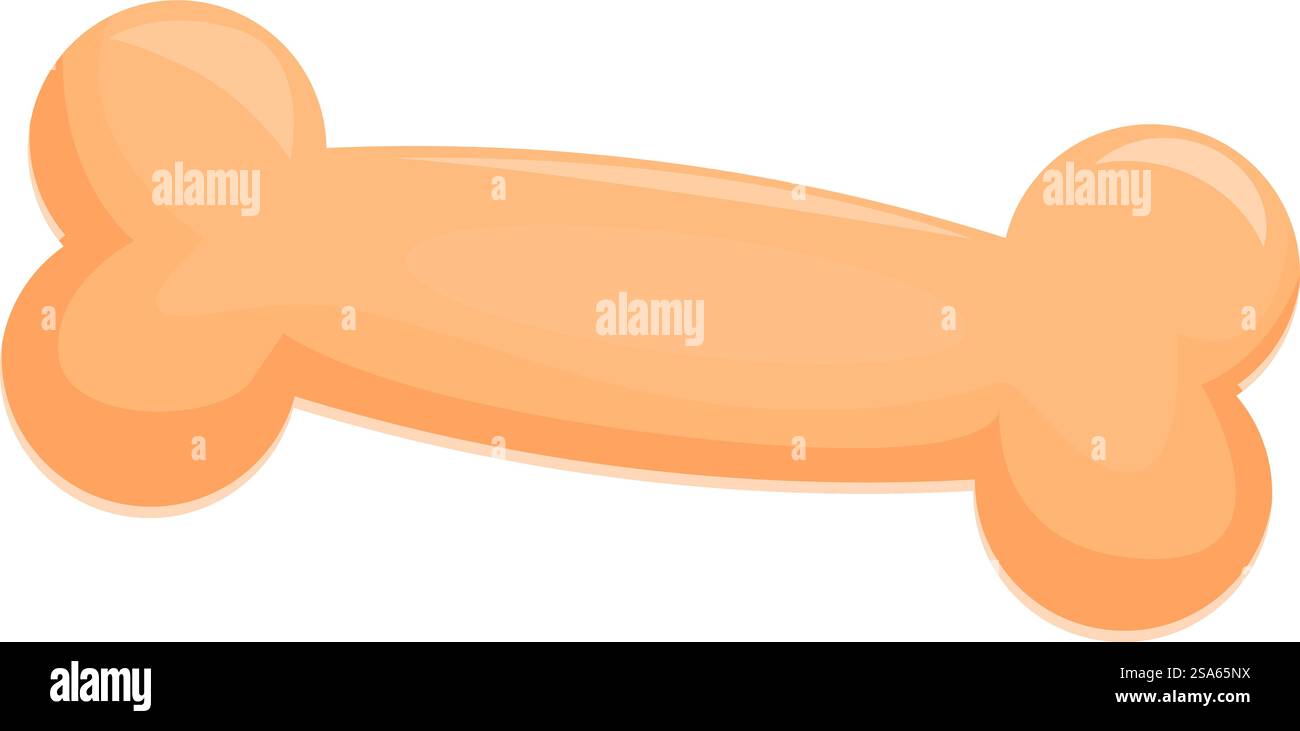 Cartoon bone is shown in the image. Cartoon dog bone Stock Vector Image ...