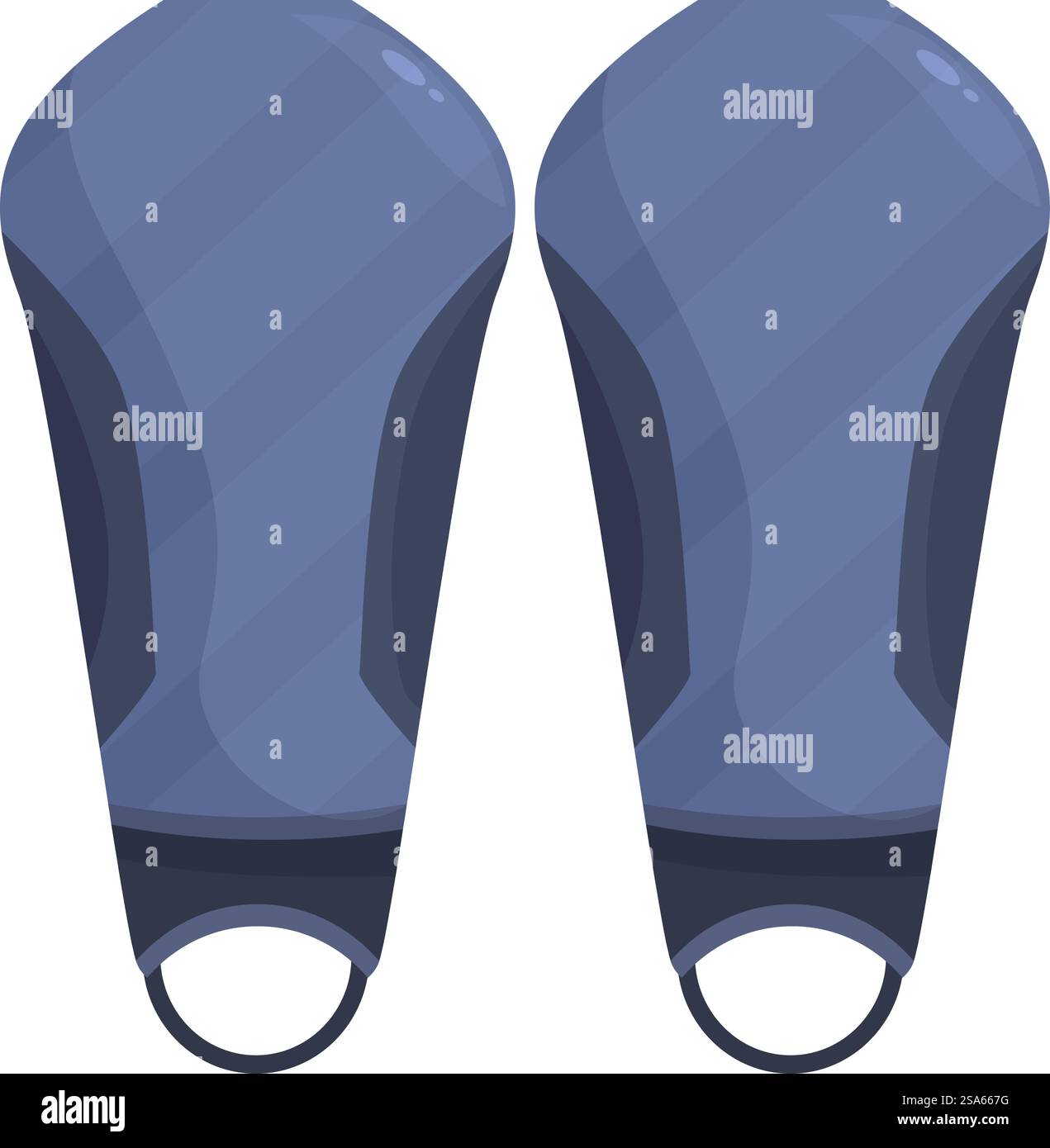 Blue shin guards protecting athlete from impact during soccer game ...