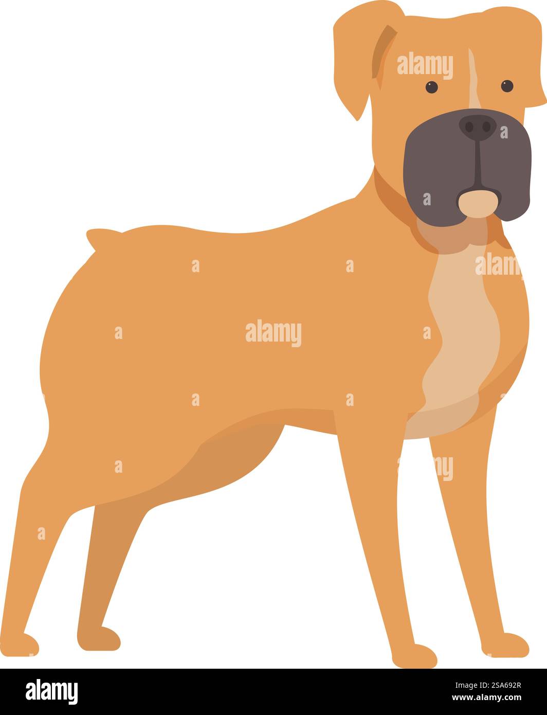 Dog brown black coat Stock Vector Images - Alamy