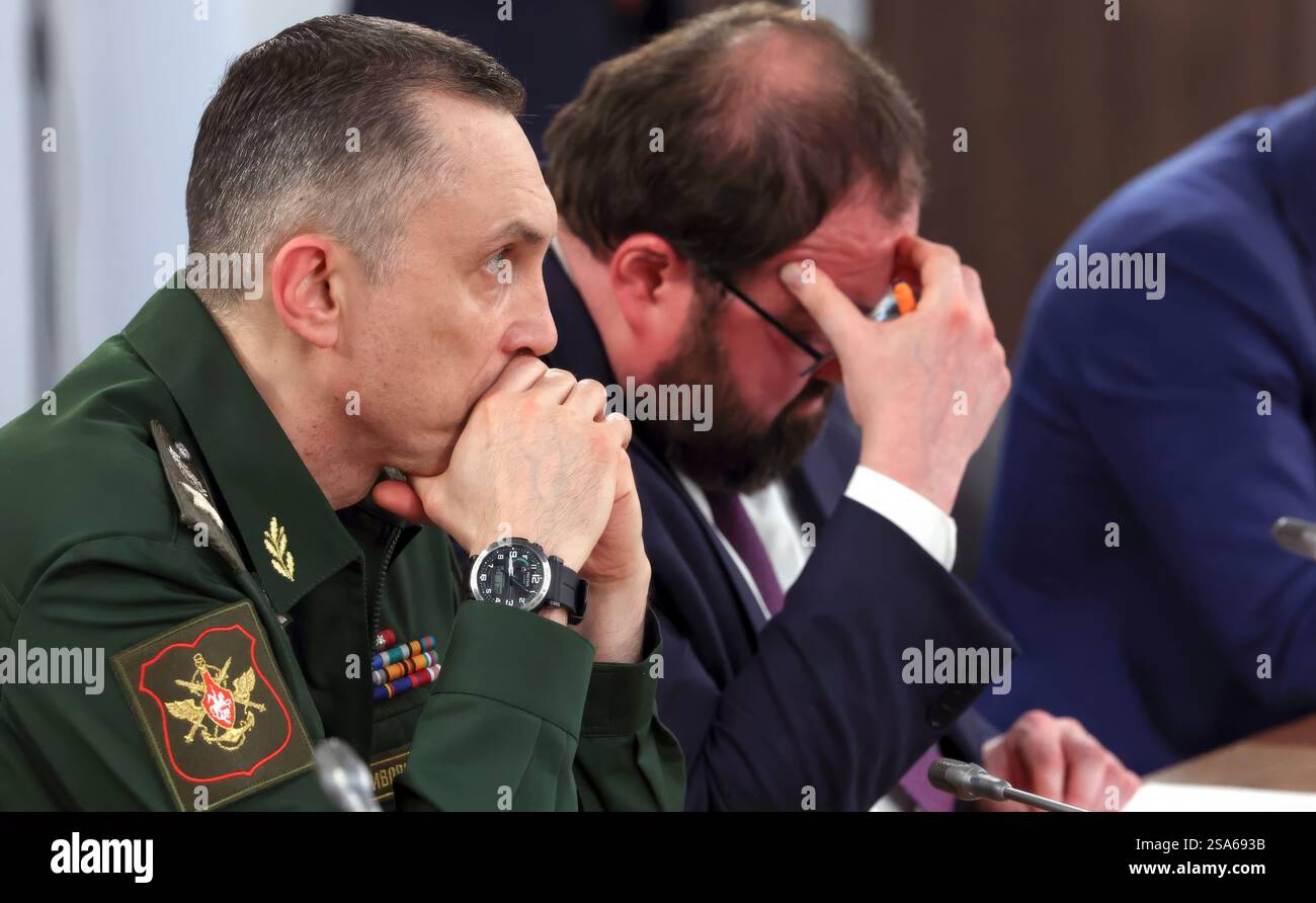 Togliatti, Russia. 28th Jan, 2025. Russian Deputy Defense Minister ...