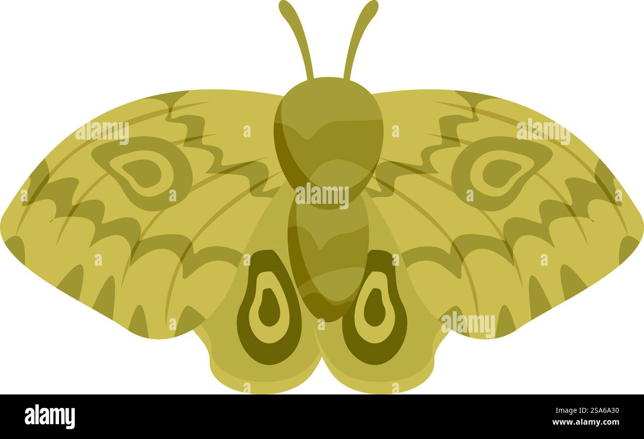 Brown butterfly with beautiful markings spreading its wings. Beautiful ...