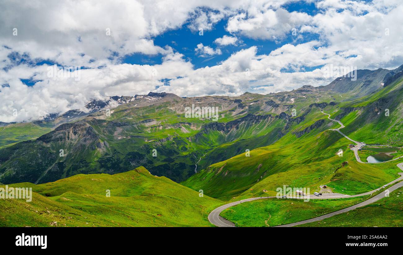 Stunning View of the Austrian Alps from the Grossglockner High Alpine ...