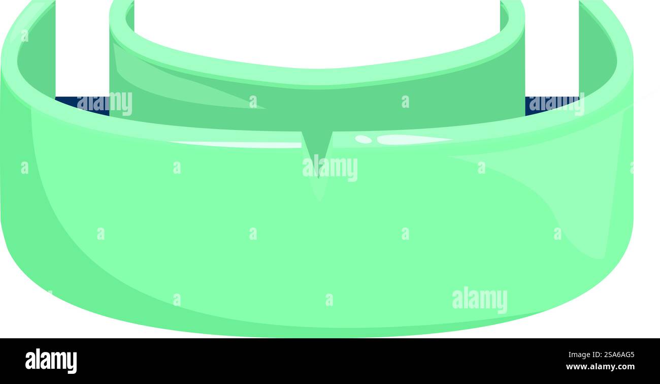 Green empty ashtray with cigarette rests, waiting for someone to use it ...