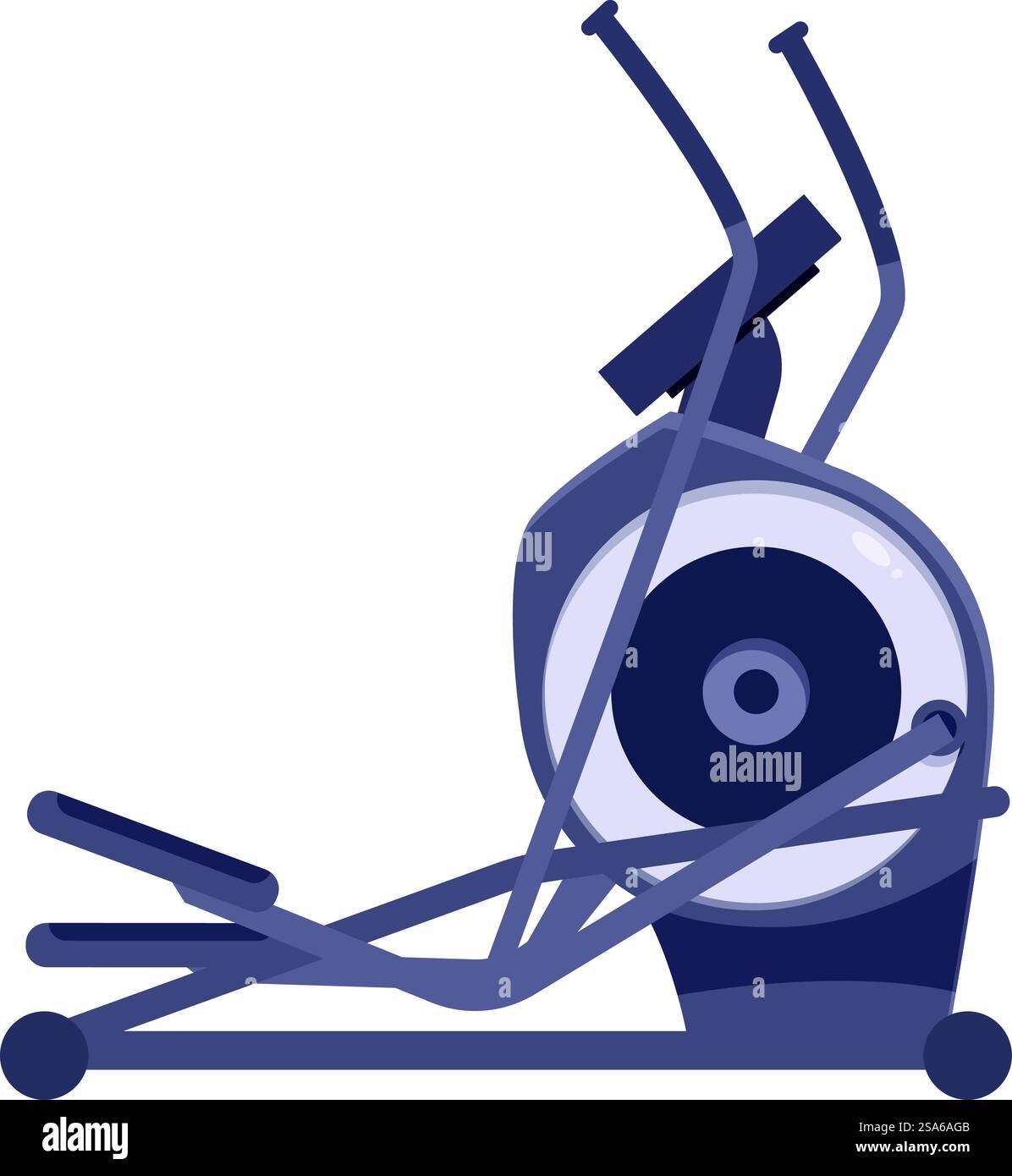 Elliptical trainer, stationary exercise bike for home gym, promoting ...