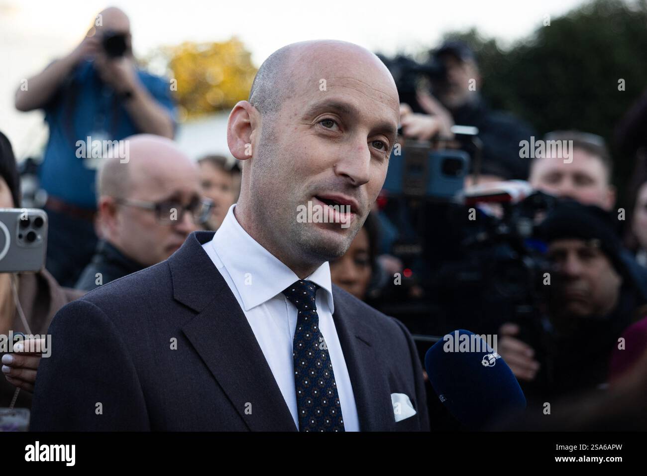 Stephen miller 2025 press hi-res stock photography and images - Alamy