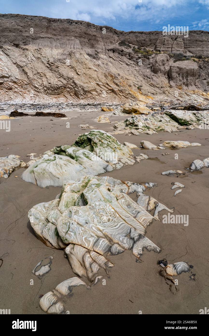 USA, California. Jalama Beach County Park with clouds Stock Photo - Alamy