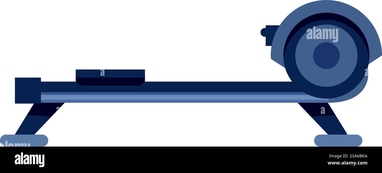 Sleek and modern rowing machine, ideal for indoor cardio and strength ...