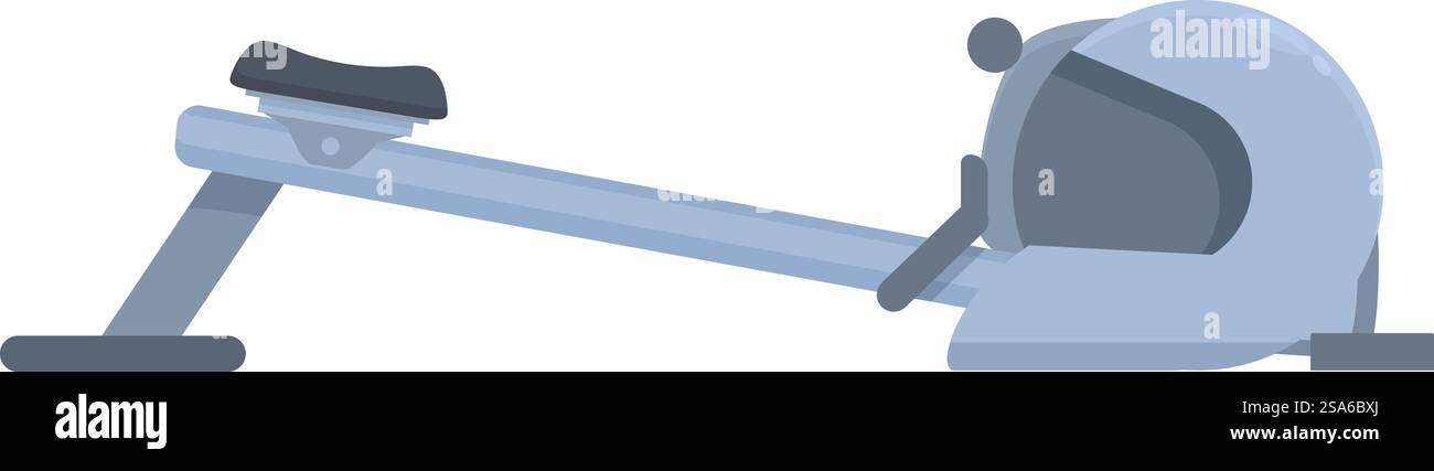 Rowing machine providing a cardiovascular workout at home. Modern ...