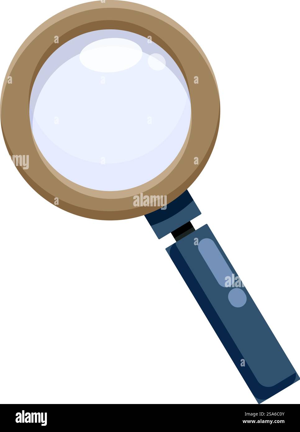 Magnifying glass exploring searching for clues investigation discovery ...