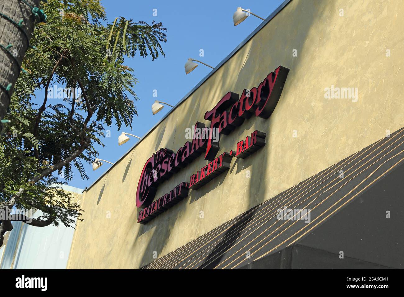 Cheesecake Factory sign (first restaurant opened), North Beverly Drive ...