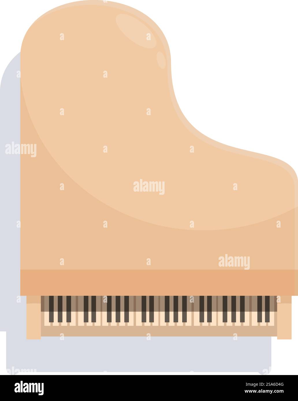Piano performance close up view Stock Vector Images - Alamy