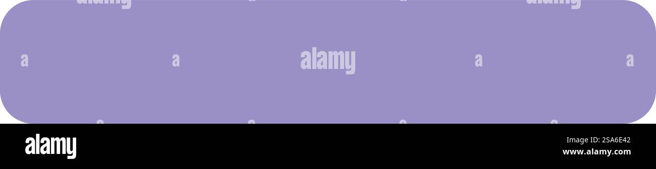Simple pastel purple rounded rectangle is floating on a plain white ...
