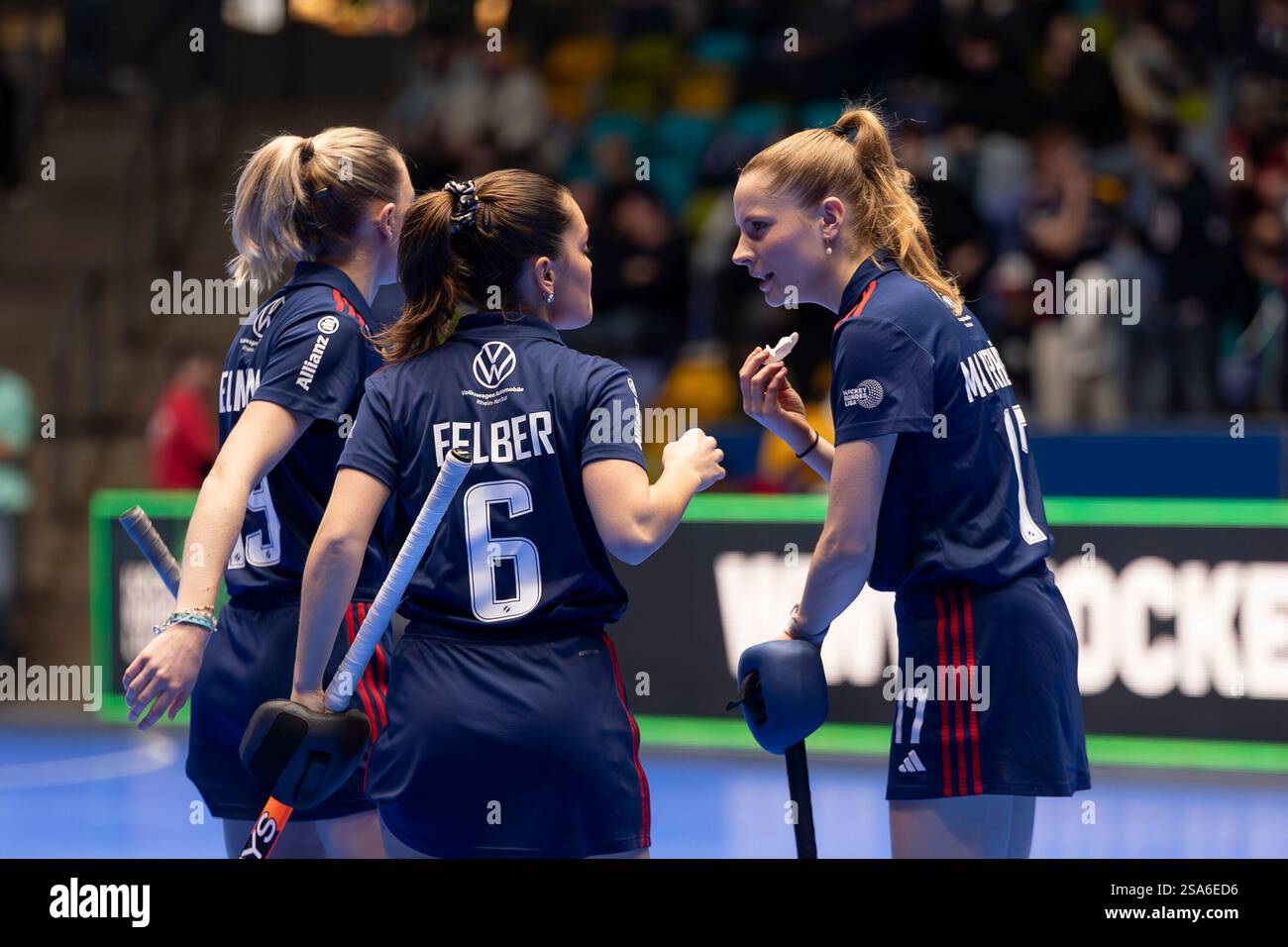 Frankfurt, Deutschland. 26th Jan, 2025. Fiona Felber (Mannheimer HC #6 ...