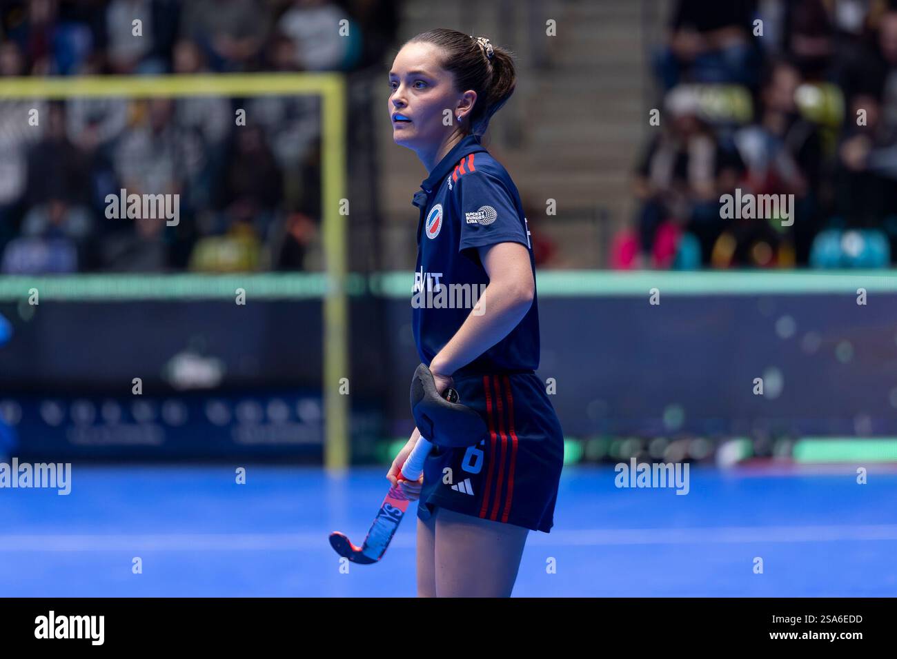 Frankfurt, Deutschland. 26th Jan, 2025. Fiona Felber (Mannheimer HC #6 ...