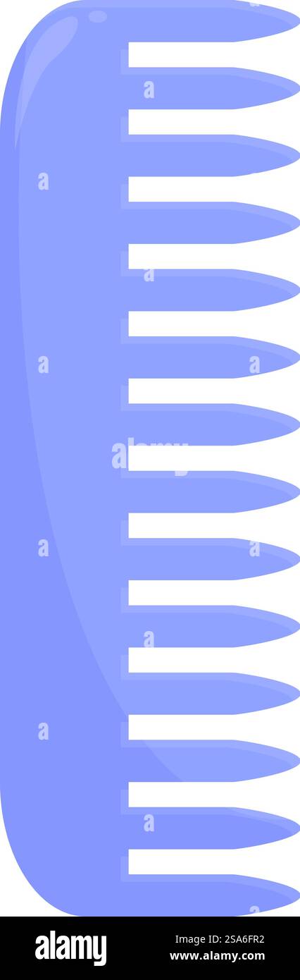 Purple hair comb is being used to style and comb hair. Purple hair comb ...