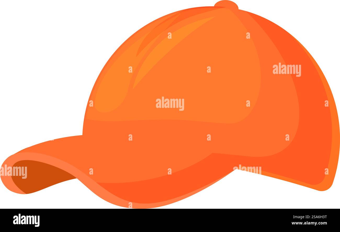 Vibrant orange cap Stock Vector Images - Alamy