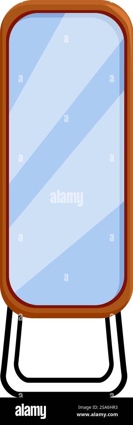 Reflection on mirror in Cut Out Stock Images & Pictures - Alamy