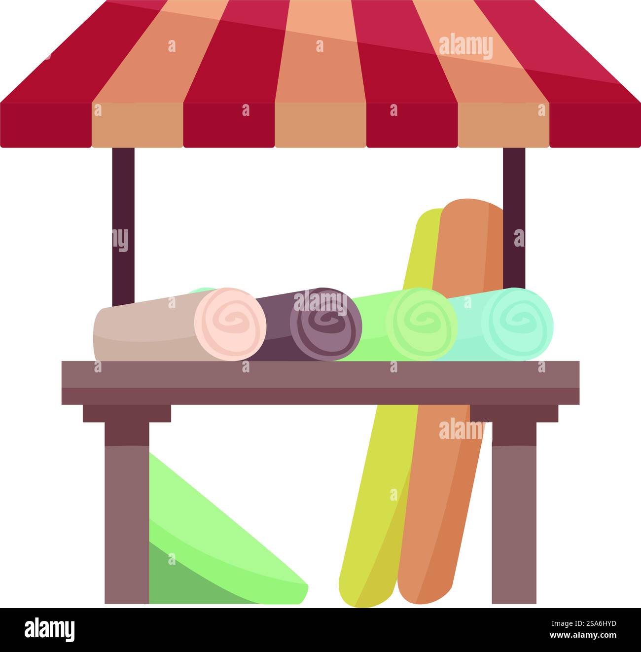 Stall at a fair Cut Out Stock Images & Pictures - Alamy