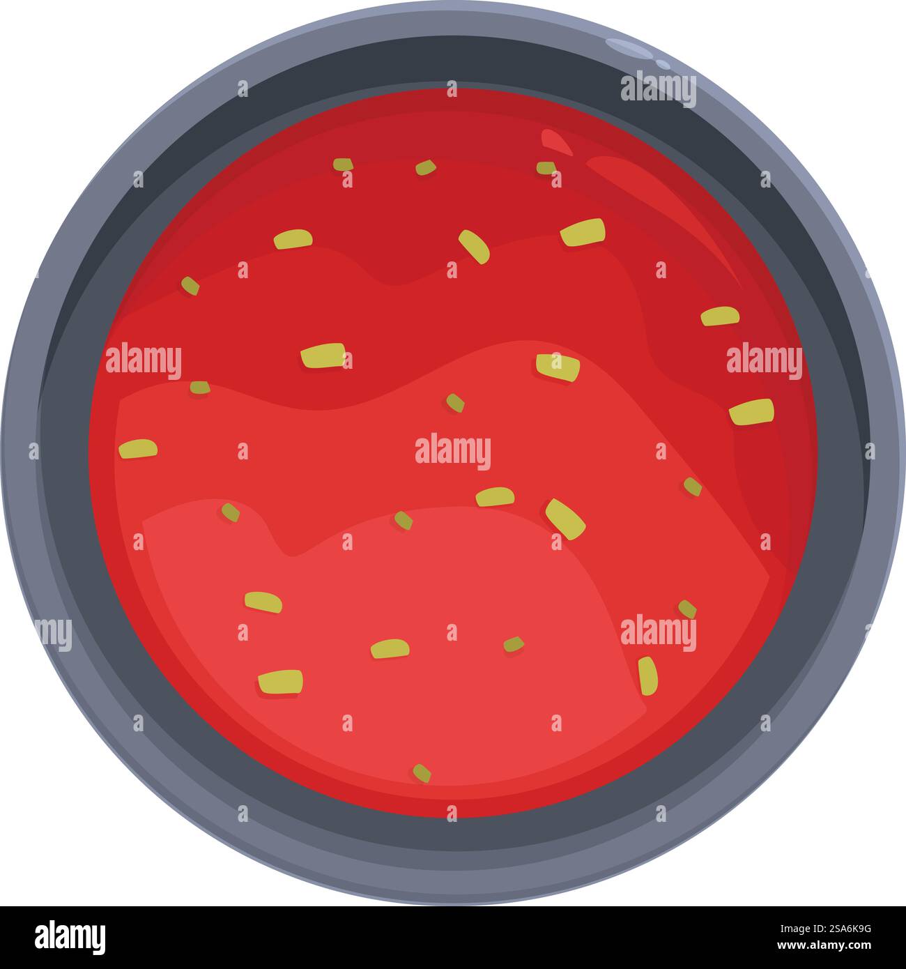 Top view pan red Stock Vector Images - Alamy