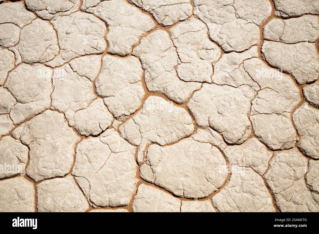 Abstract sand pattern in dried river bed in Deadvlei Namibia Stock ...