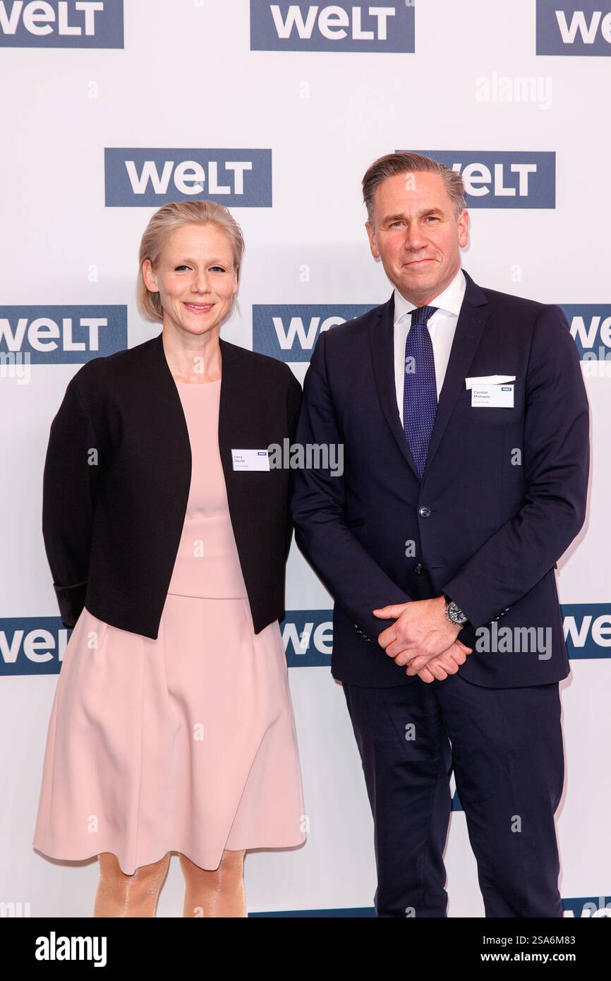 WELT-Wirtschaftsgipfel 2025 Irena Deville und Carsten Michaelis beim 16 ...