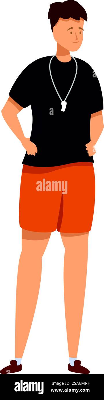 Whistle around neck hi-res stock photography and images - Alamy