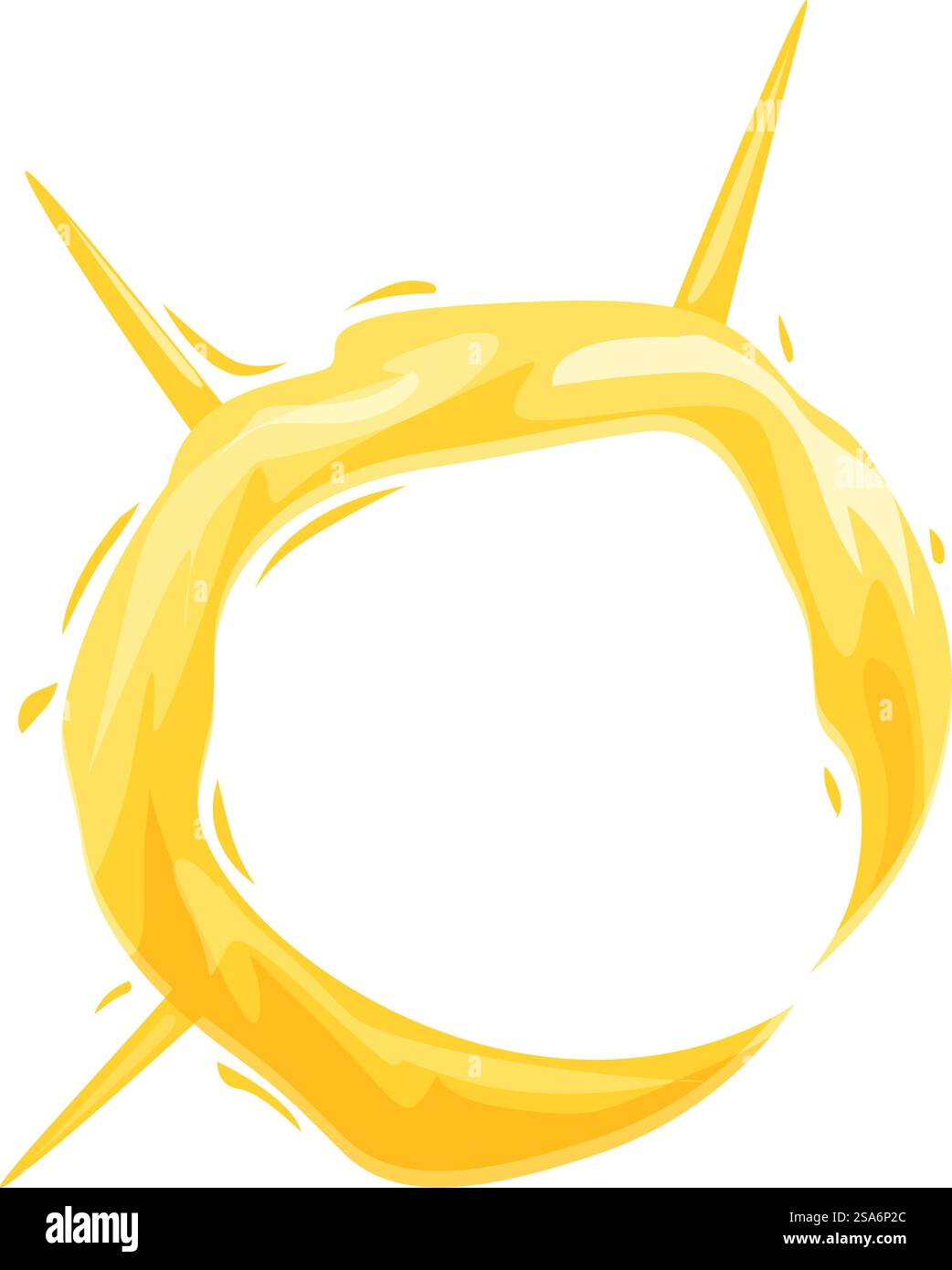 Refreshing juice splash is making a perfect circle with space for your ...