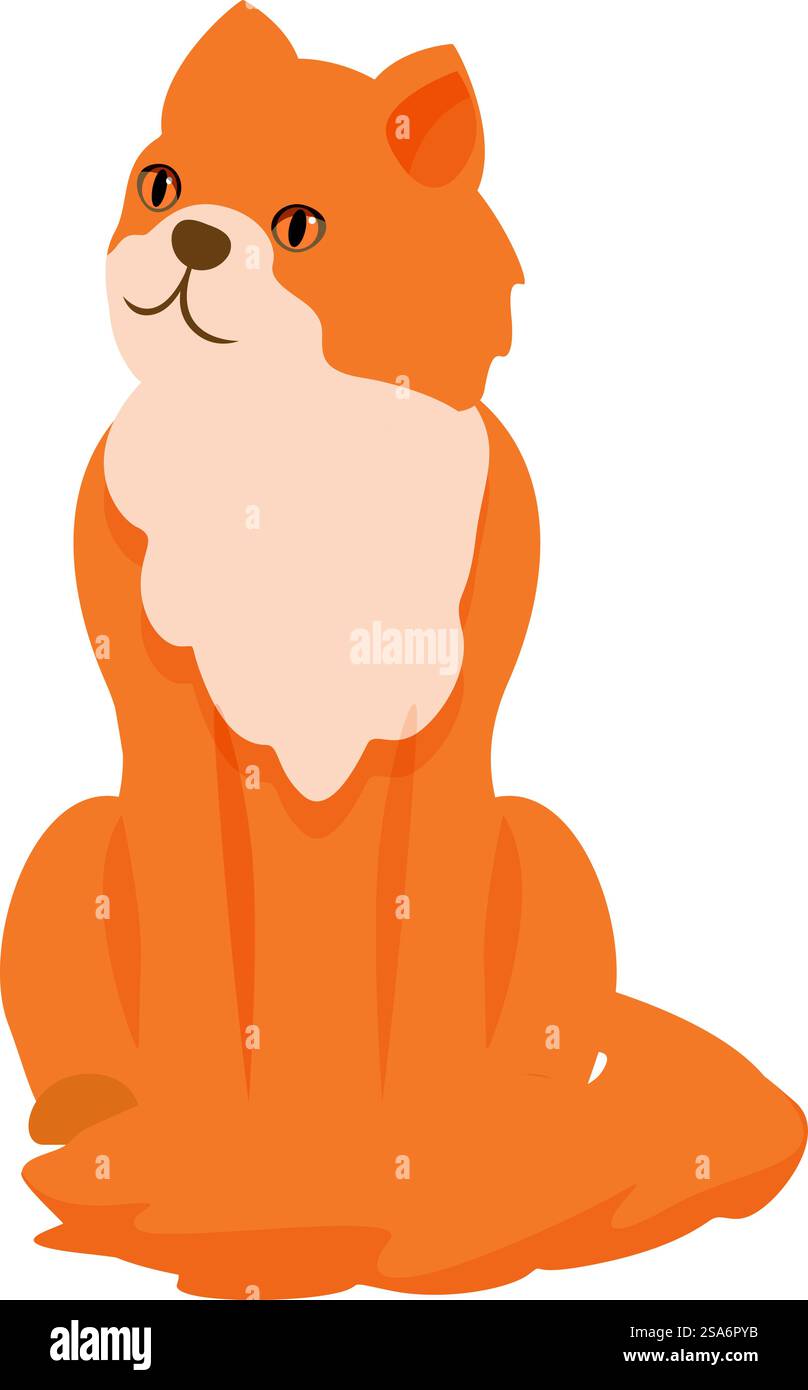 Chest up sitting portrait Stock Vector Images - Alamy