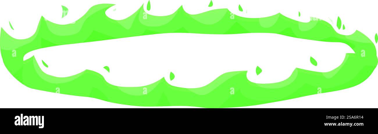 Green magic portal opening, fantasy game ui element appearing with ...