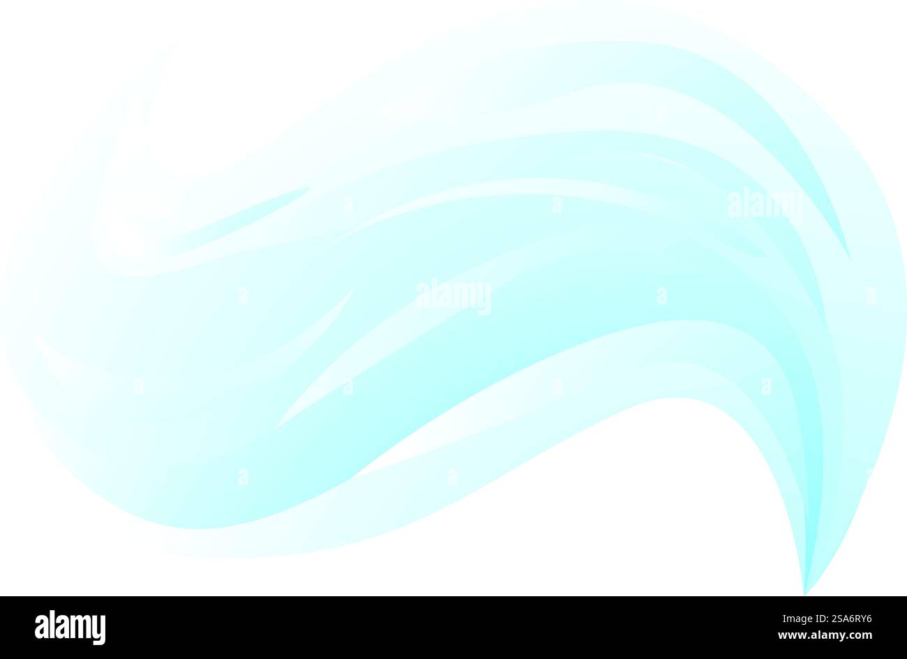 Abstract blue wave background creating a flowing design element Stock ...