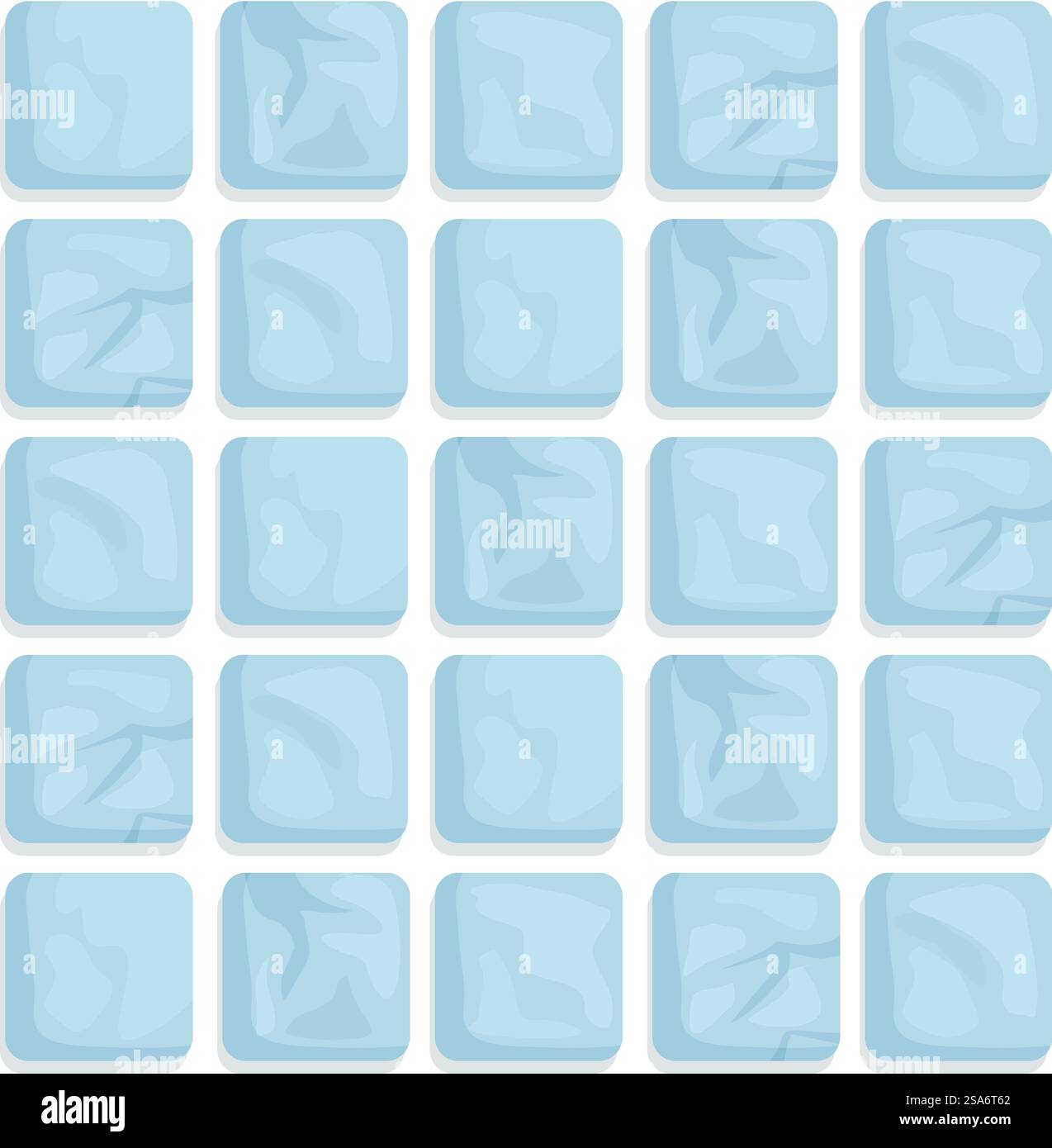 Seamless pattern of cartoon stone tiles forming a textured background ...