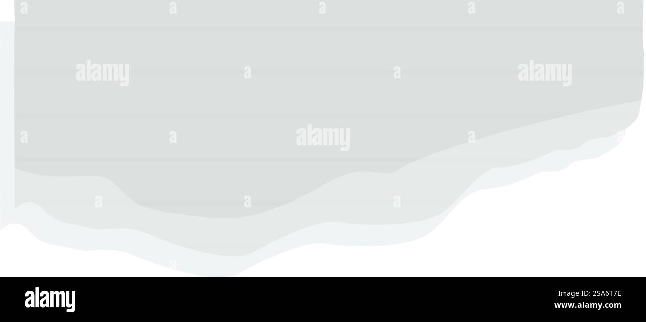 White torn paper scrap with shadow is creating a ripped paper effect ...