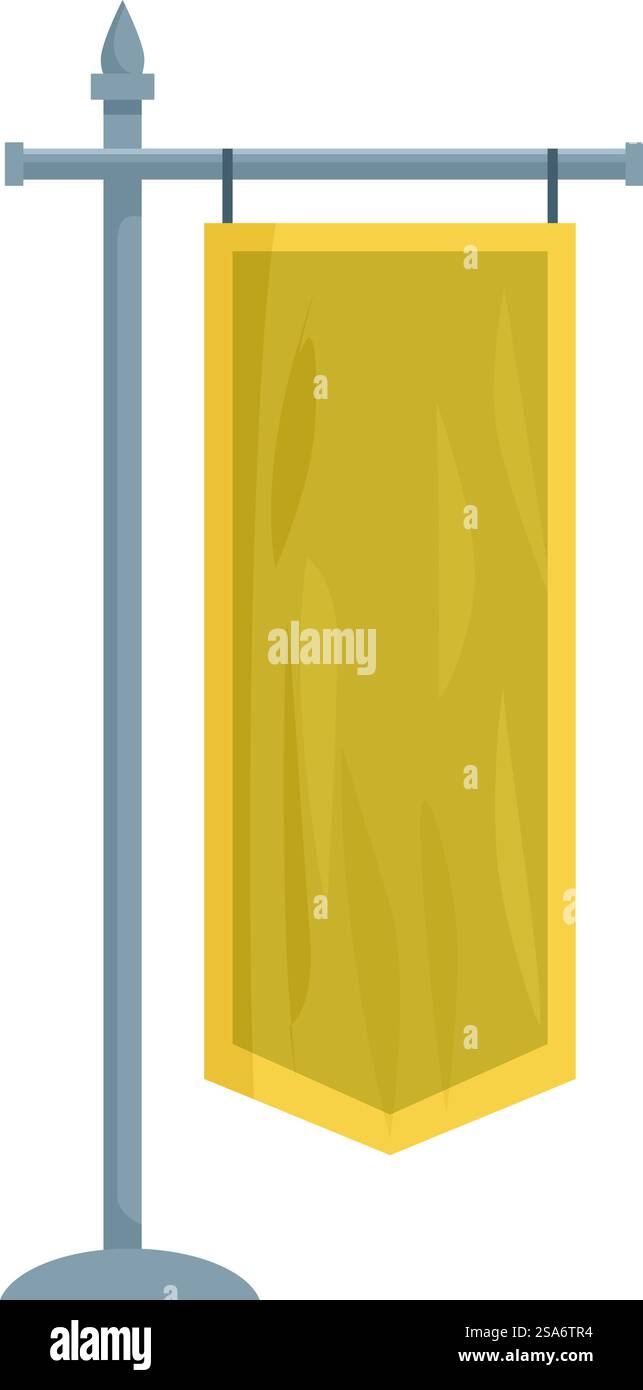 Historical yellow banner Cut Out Stock Images & Pictures - Alamy