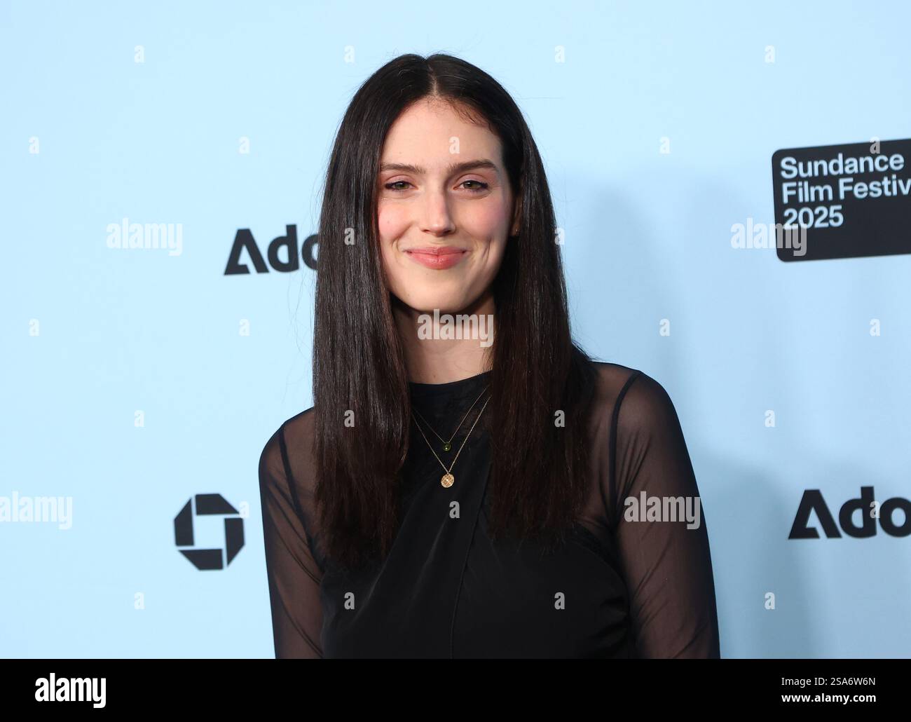 Park City, USA. 27th Jan, 2025. Eva Victor arriving to the “Sorry, Baby ...