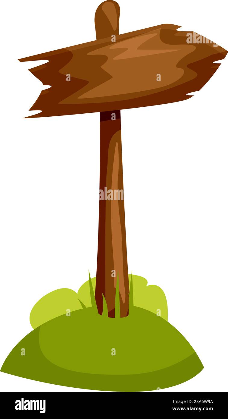 Empty wooden arrow sign pointing right, perfect for adding your own ...