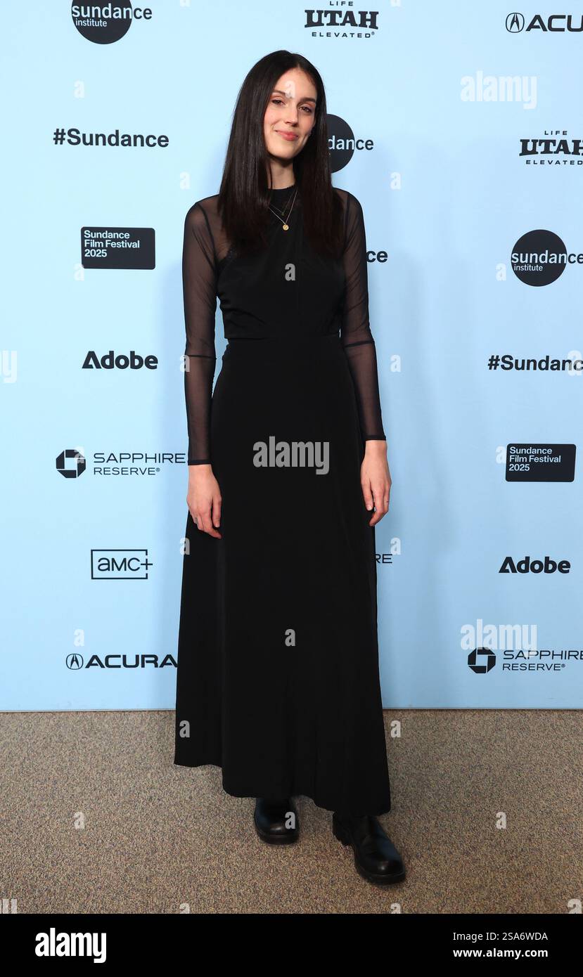 Park City, USA. 27th Jan, 2025. Eva Victor arriving to the “Sorry, Baby ...