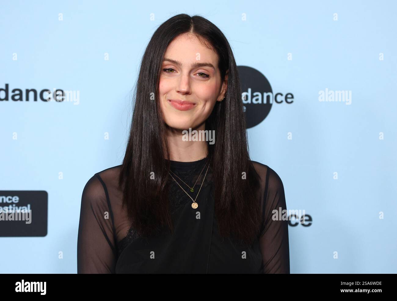 Park City, USA. 27th Jan, 2025. Eva Victor arriving to the “Sorry, Baby ...