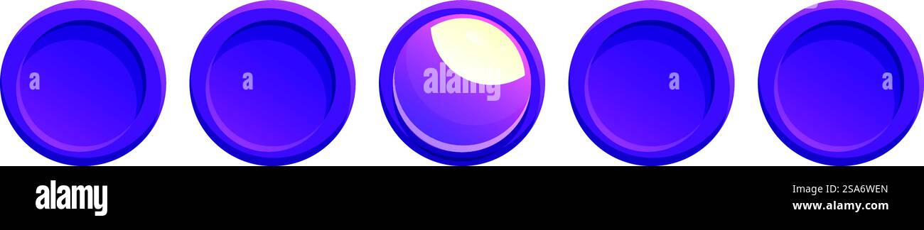 Simple loading bar with a glowing element indicating progress. Purple ...