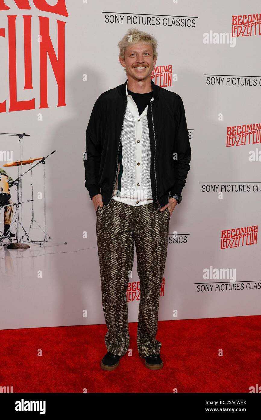 January 27, 2025, Los Angeles, California, USA: Aric Van Halen, son of ...