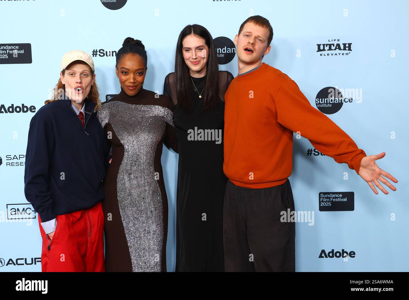 Park City, USA. 27th Jan, 2025. Kelly McCormack, Naomi Ackie, Eva ...