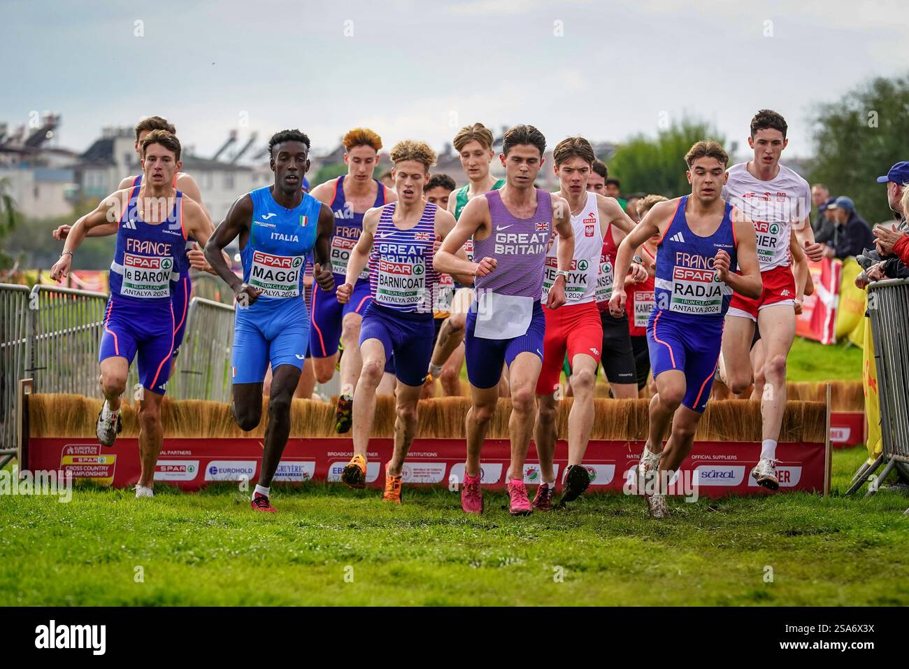 ANTALYA, TURKIYE - DECEMBER 08, 2024: Athletes running during European ...